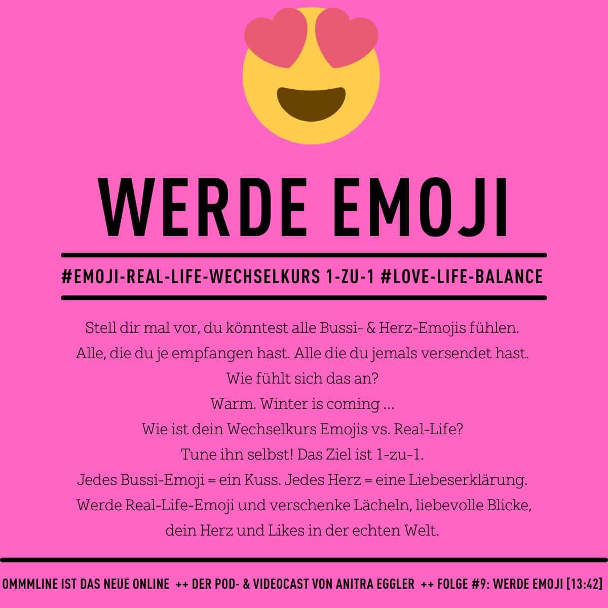 Tausche Emojis eins zu eins im echten Leben [Pod-/Videocast]